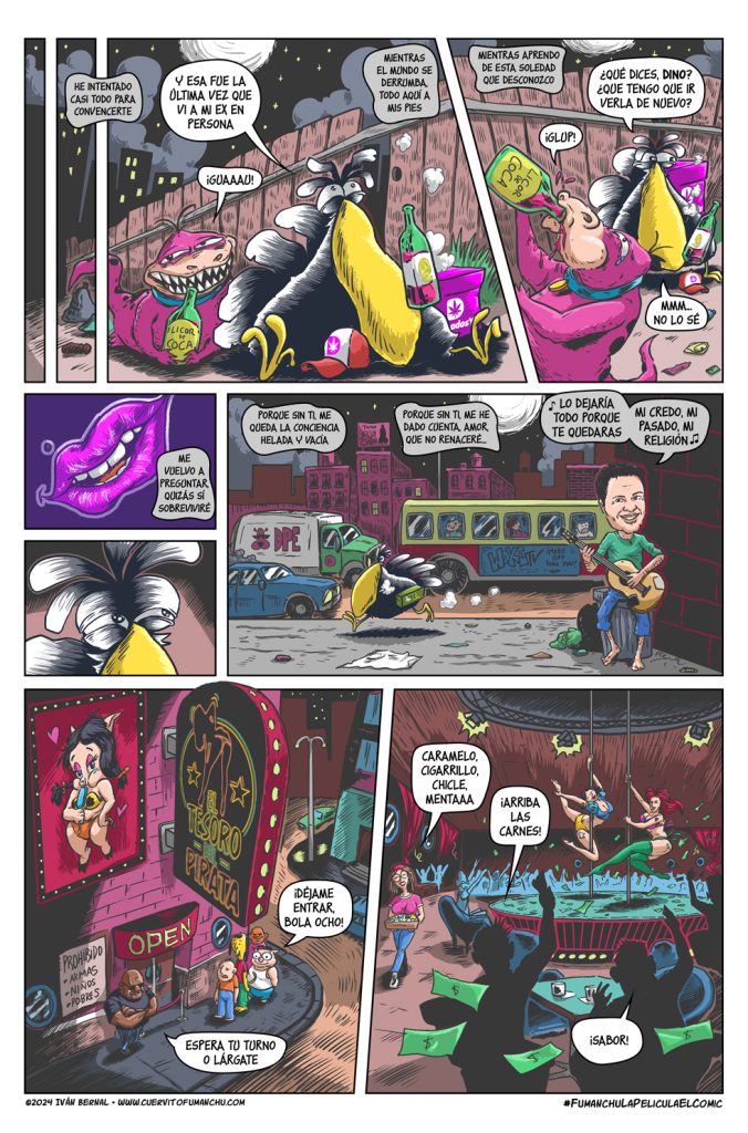 Fumanchú La Película – EL CÓMIC | Página 08 – El Cuervito Fumanchu